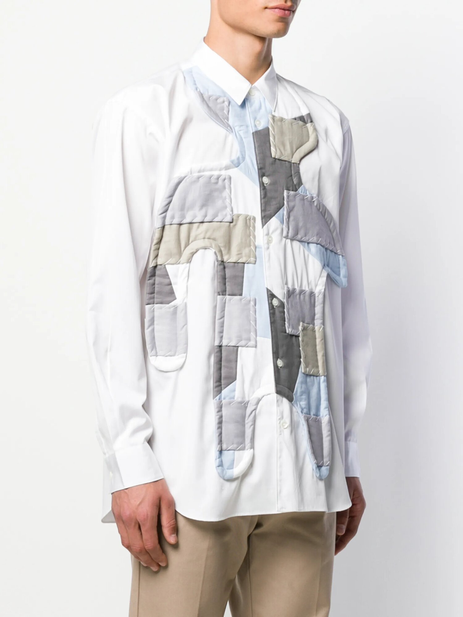 Рубашка Comme des Garcons SHIRT, размер S, белый — фото 1