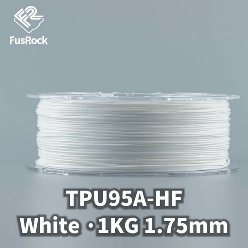 TPU 95a-HF пластик FusRock белый 1.75 мм 1 кг