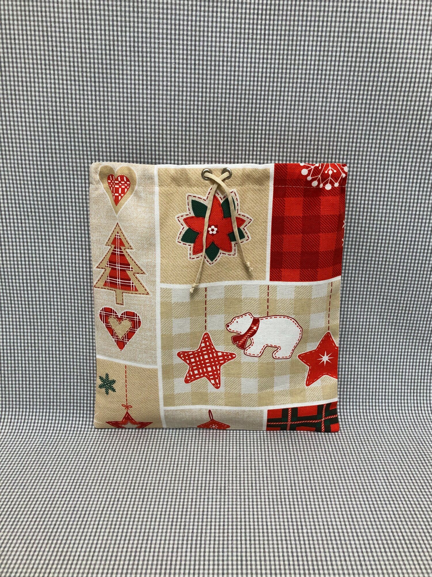 Мешочек из рогожки 26х28 см, -м13-1, хлопковый, для упаковки и хранения