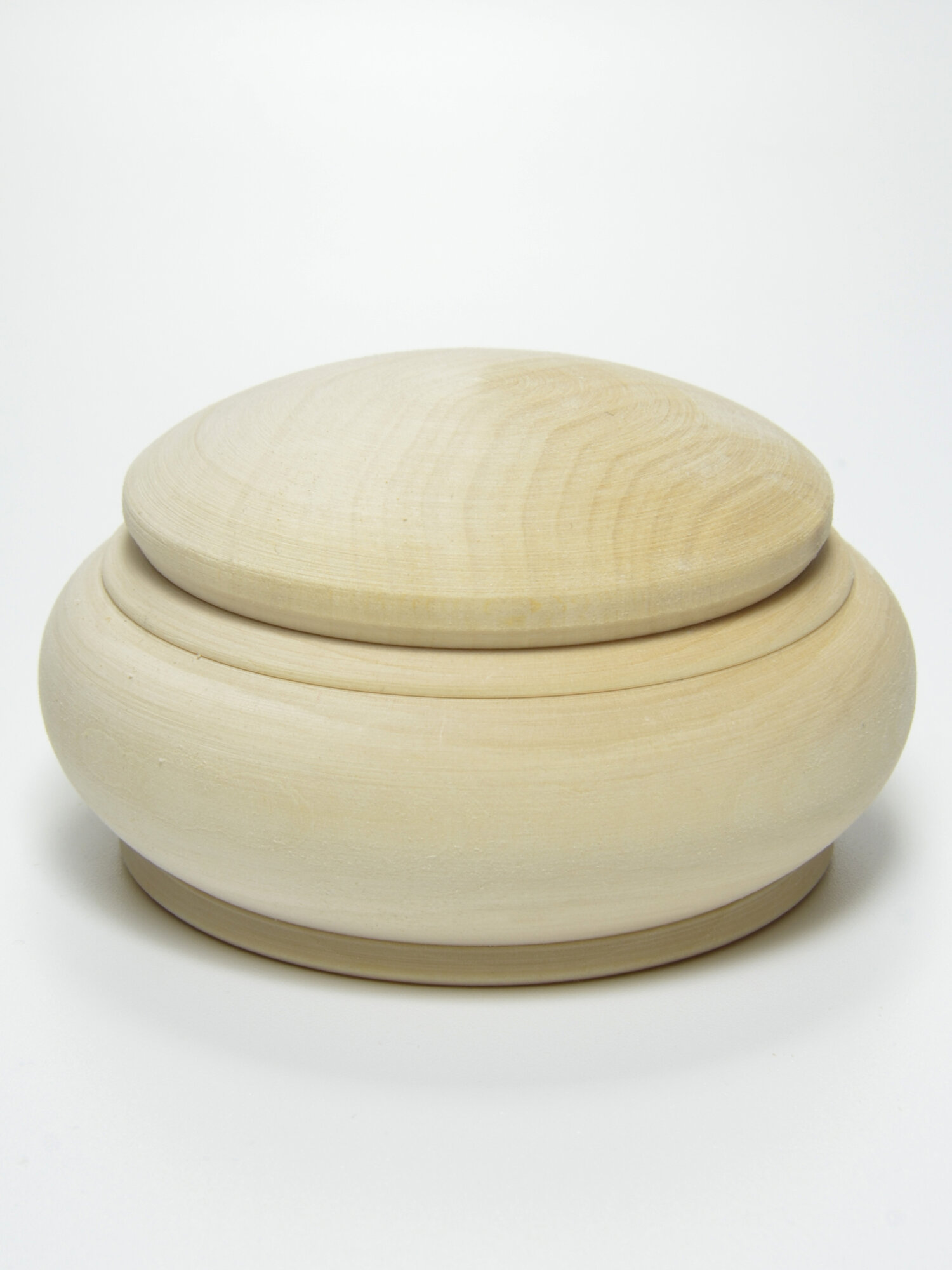 Шкатулка деревянная. Заготовка для росписи и декупажа. Диаметр 90 мм.