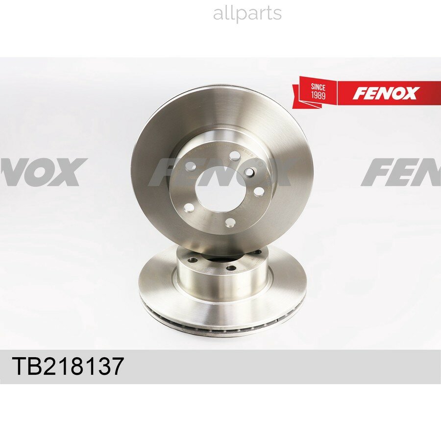 FENOX TB218137 Диск тормозной BMW 3-Series (F30) 11-19