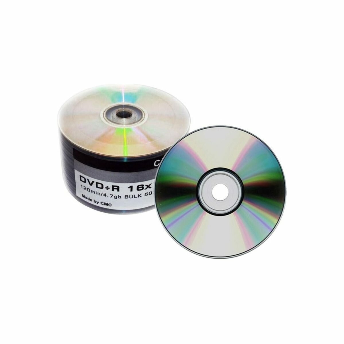 Оптический диск DVD+R CMC 4.7Gb 16x Bulk, 50шт. (2055999)