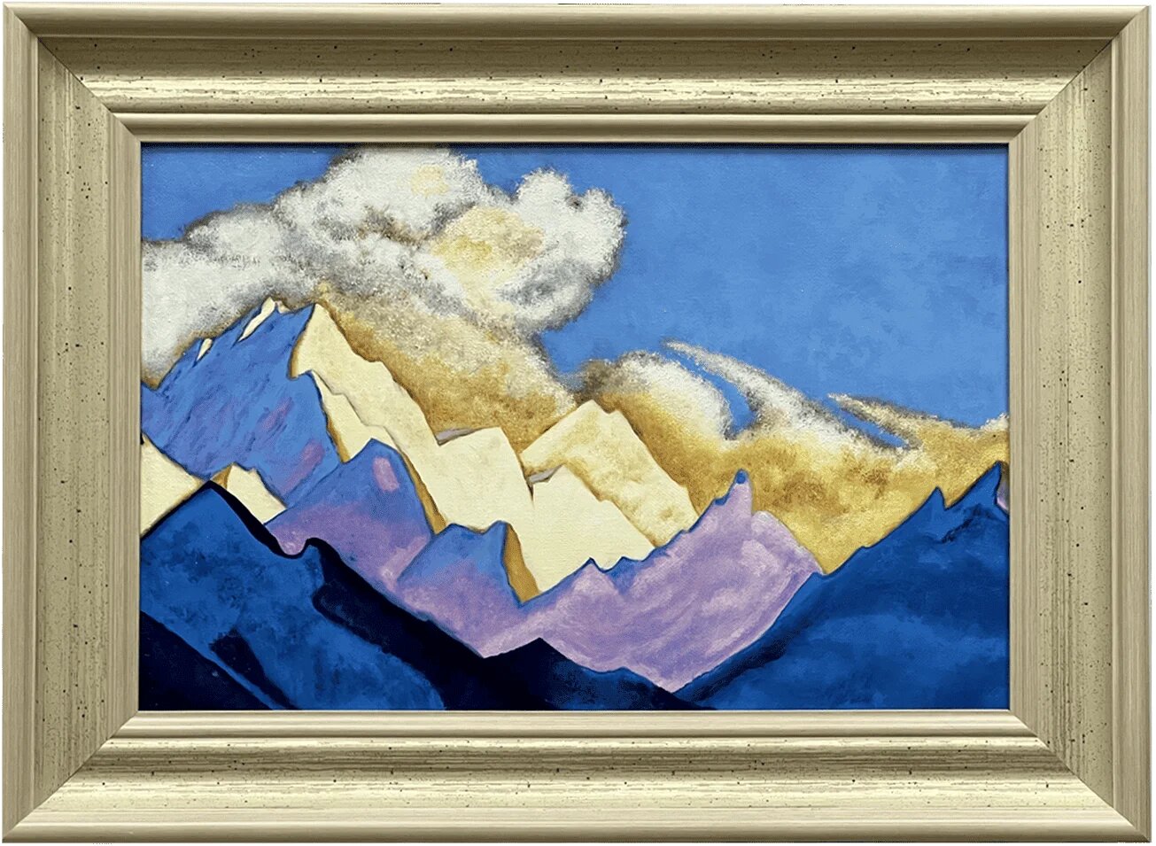 Копия картины Николая Рериха "Гималаи" 30х45 см.