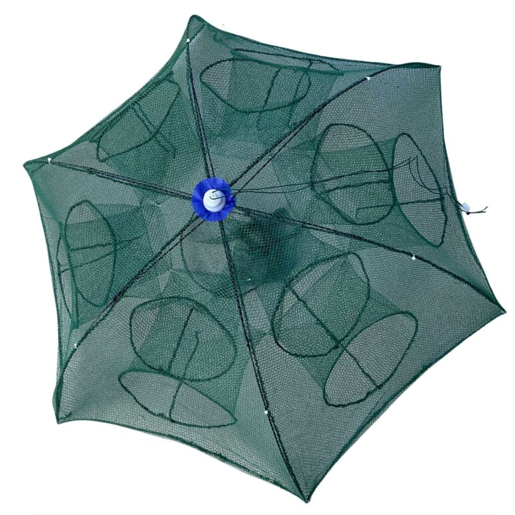 Складная сеть-ловушка для рыбы, 6/8/10/12 отверстий, 12 отверстий