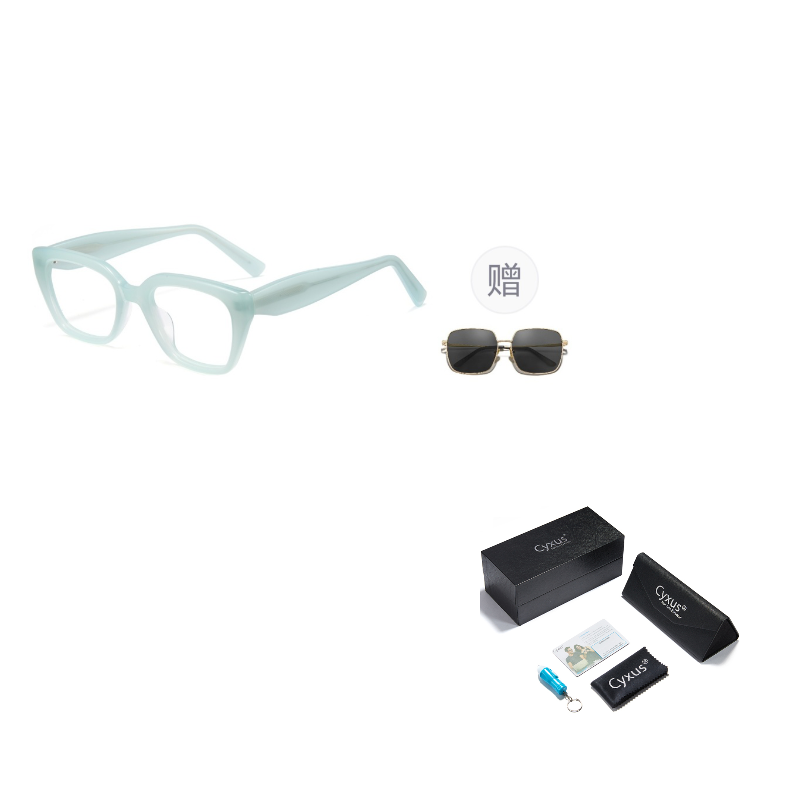 CYXUS Оправы для очков с узором "Кошачий глаз" Унисекс OneSize