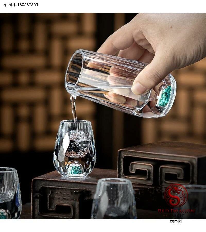 6 шт. Хрустальный бокал для спиртных напитков 15 мл / Мини-стопка для водки