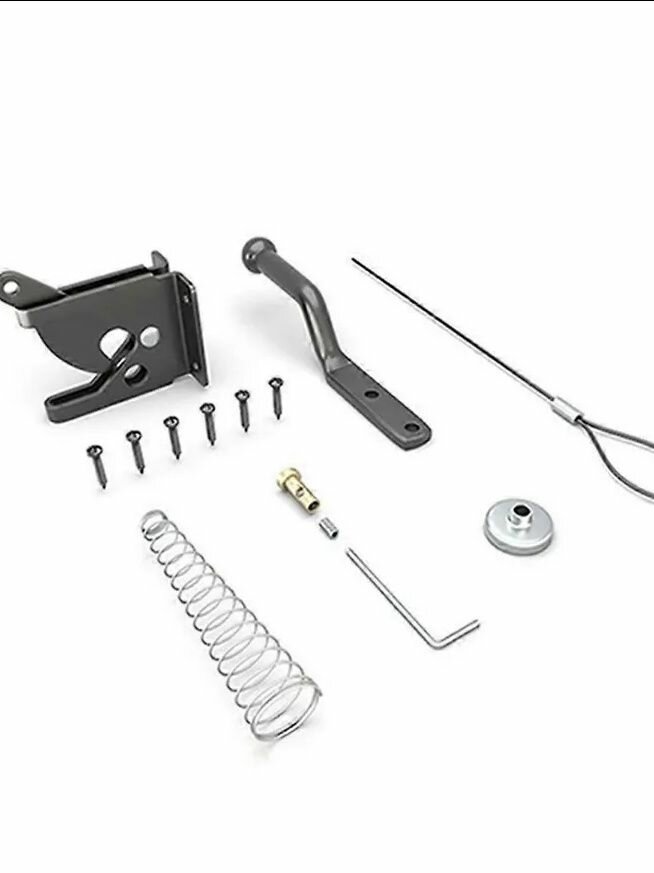 Защёлка-замок для забора и калитки с наружной фиксацией