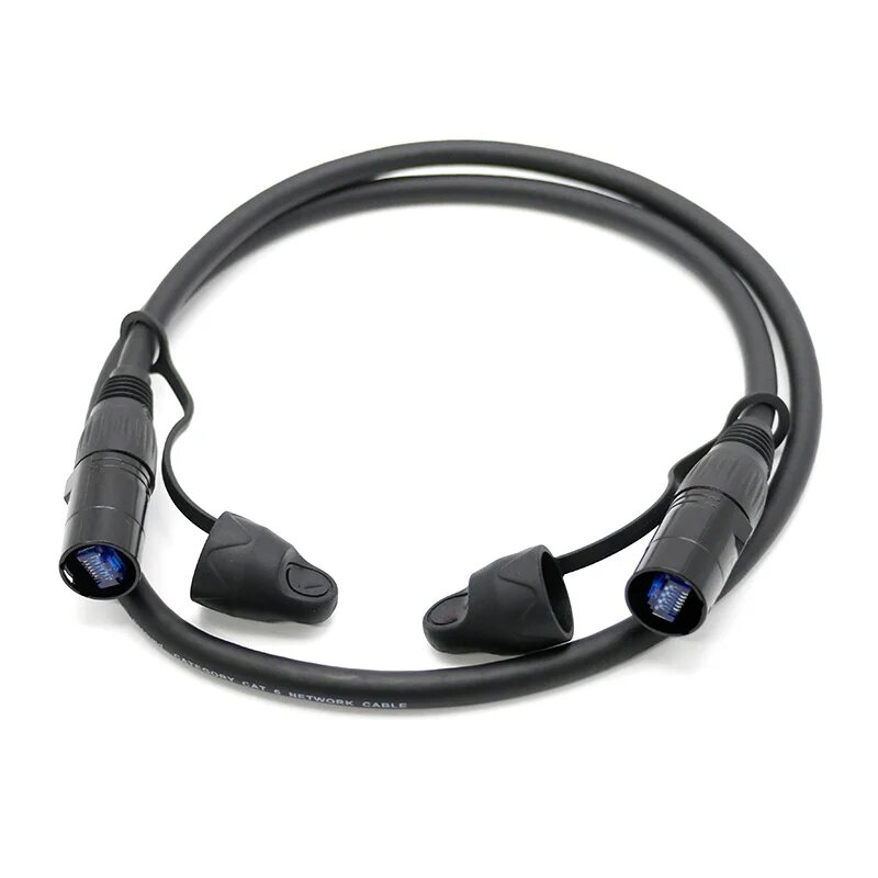 Экранированный сетевой кабель Ethercon CAT6 1m