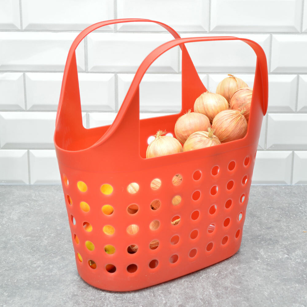 Корзина-сумка 7.6л 325*228*360мм SOFT (красная груша)