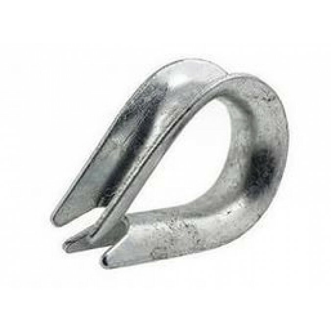 Коуш для стальных тросов 5Х6ММ DIN 6899 (ТИП А)