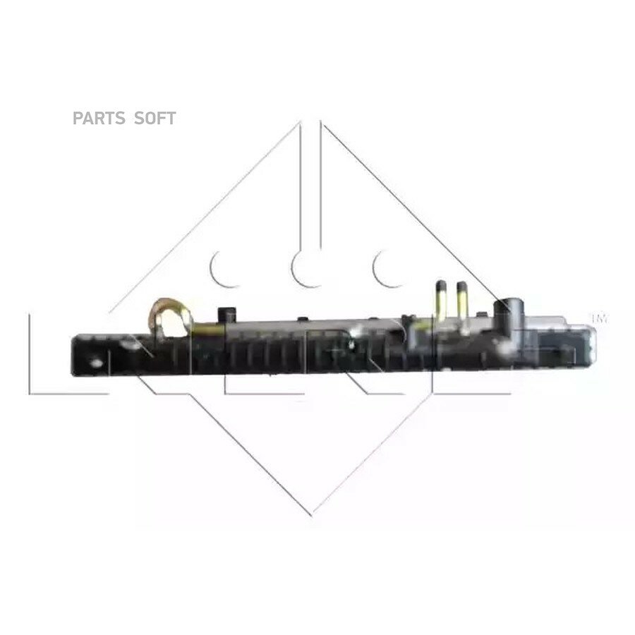 NRF 53516 Радиатор охлаждения двигателя ISUZU Trooper 3.0D 99- ()