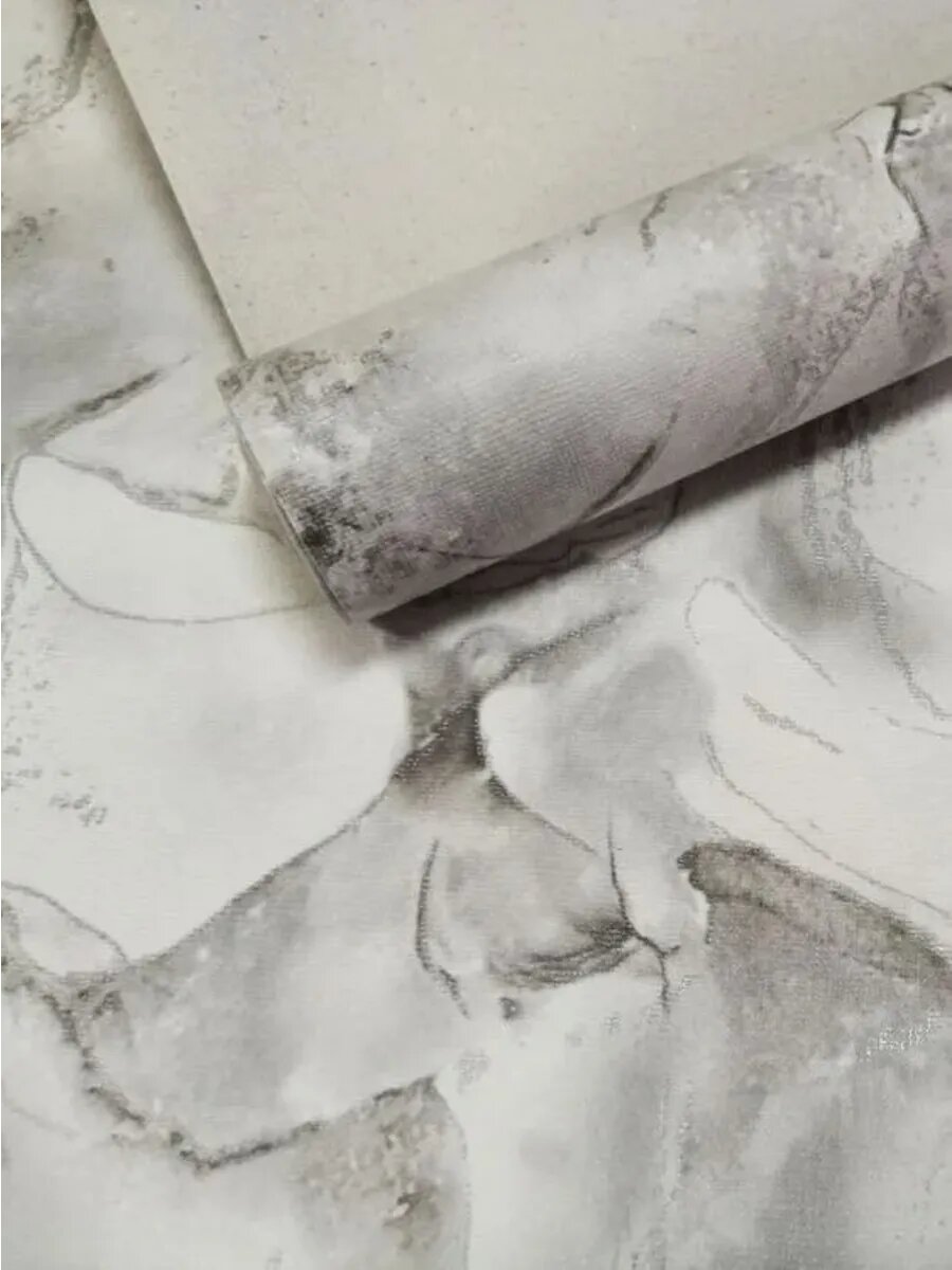 Обои Брянские, бумажные, дуплексные, под мрамор, 0.53м х 10м