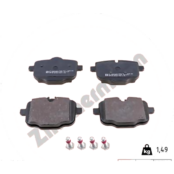 ZIMMERMANN 24703.167.1 колодки дисковые задн. 116x66x17 \ BMW (БМВ) f10 / f11 3.5i / 5.0i / 3.5d 10