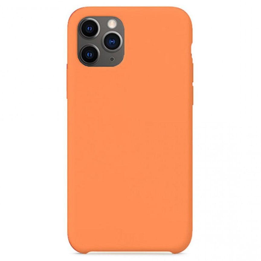 Чехол для iPhone 11 Pro Max, G-Net Silicon Case, оранжевый
