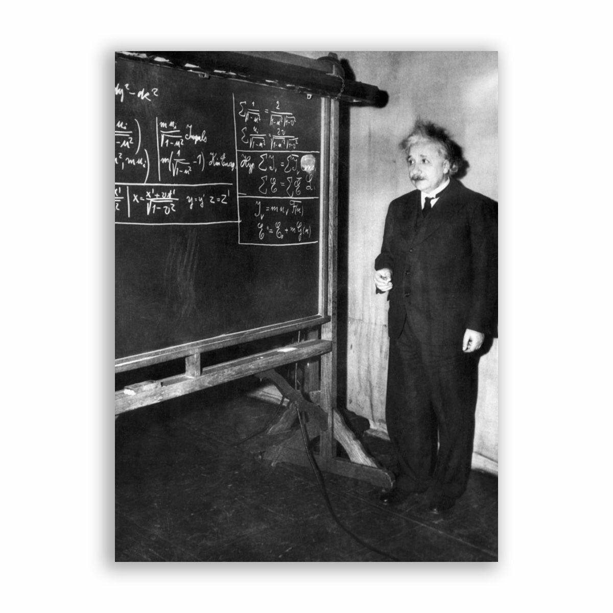 Постер, плакат на бумаге / Альберт Эйнштейн / Размер 30 x 40 см