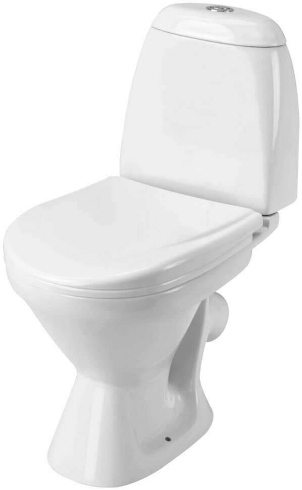 Унитаз-компакт Santek Римини 1. WH50.1.523 косой выпуск, с сиденьем полипропилен, белый