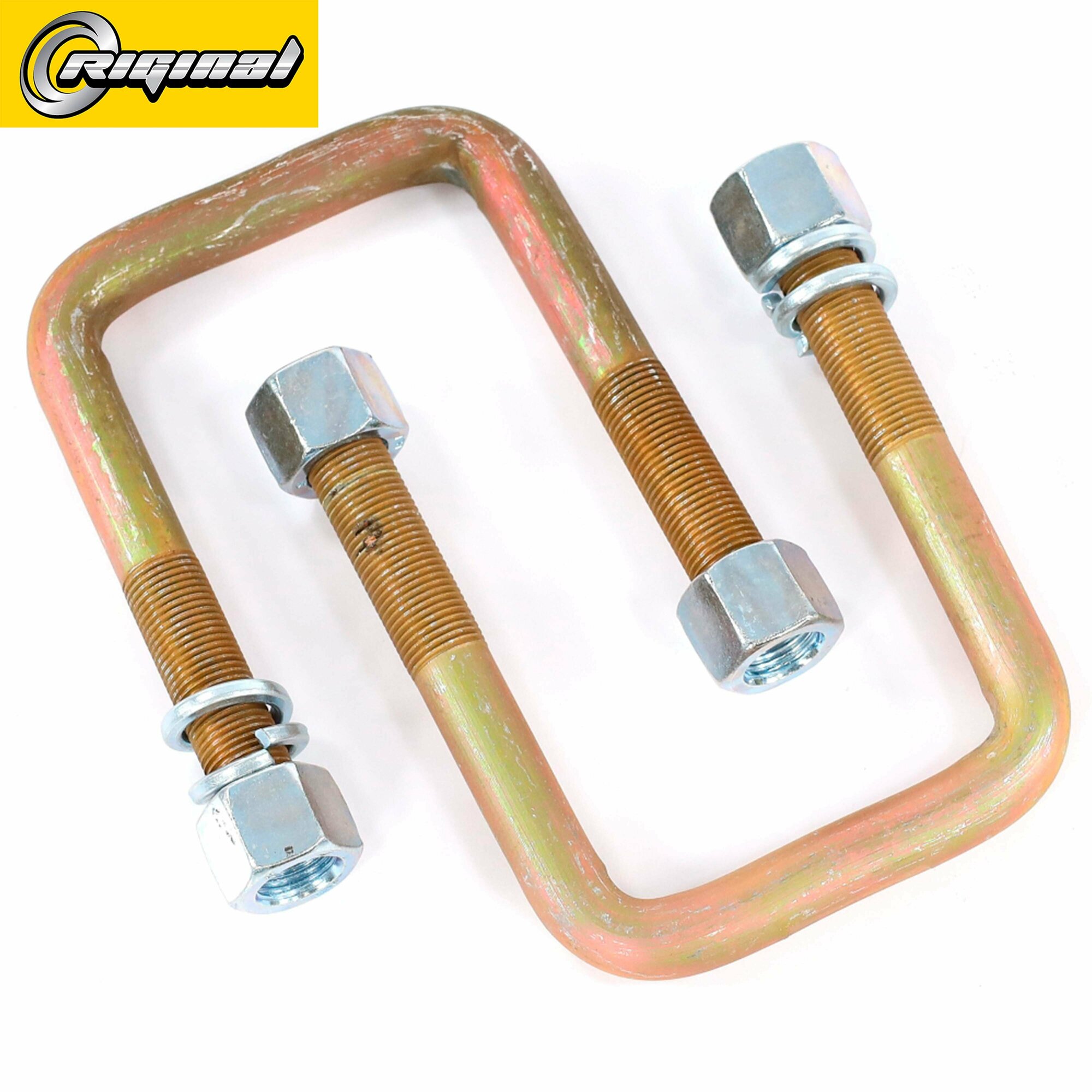 Стремянка задней рессоры в сборе цинк для а/м Г-3302 L1-105 мм (кт.2шт) Riginal