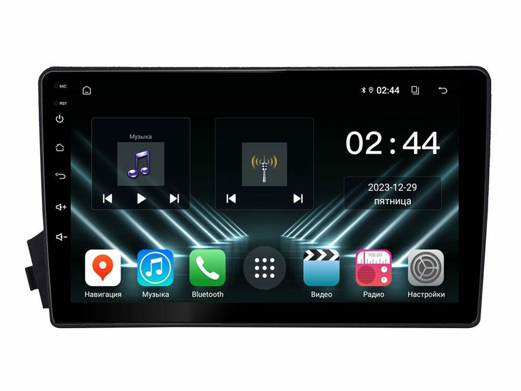 Штатная магнитола SsangYong Kyron 2005-2015 UNISON 09T4 4Gb/64Gb IPS BT Wi-Fi CarPlay (158-09T4)