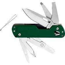 Мультитул Leatherman Free T4, 12 функций, зеленый