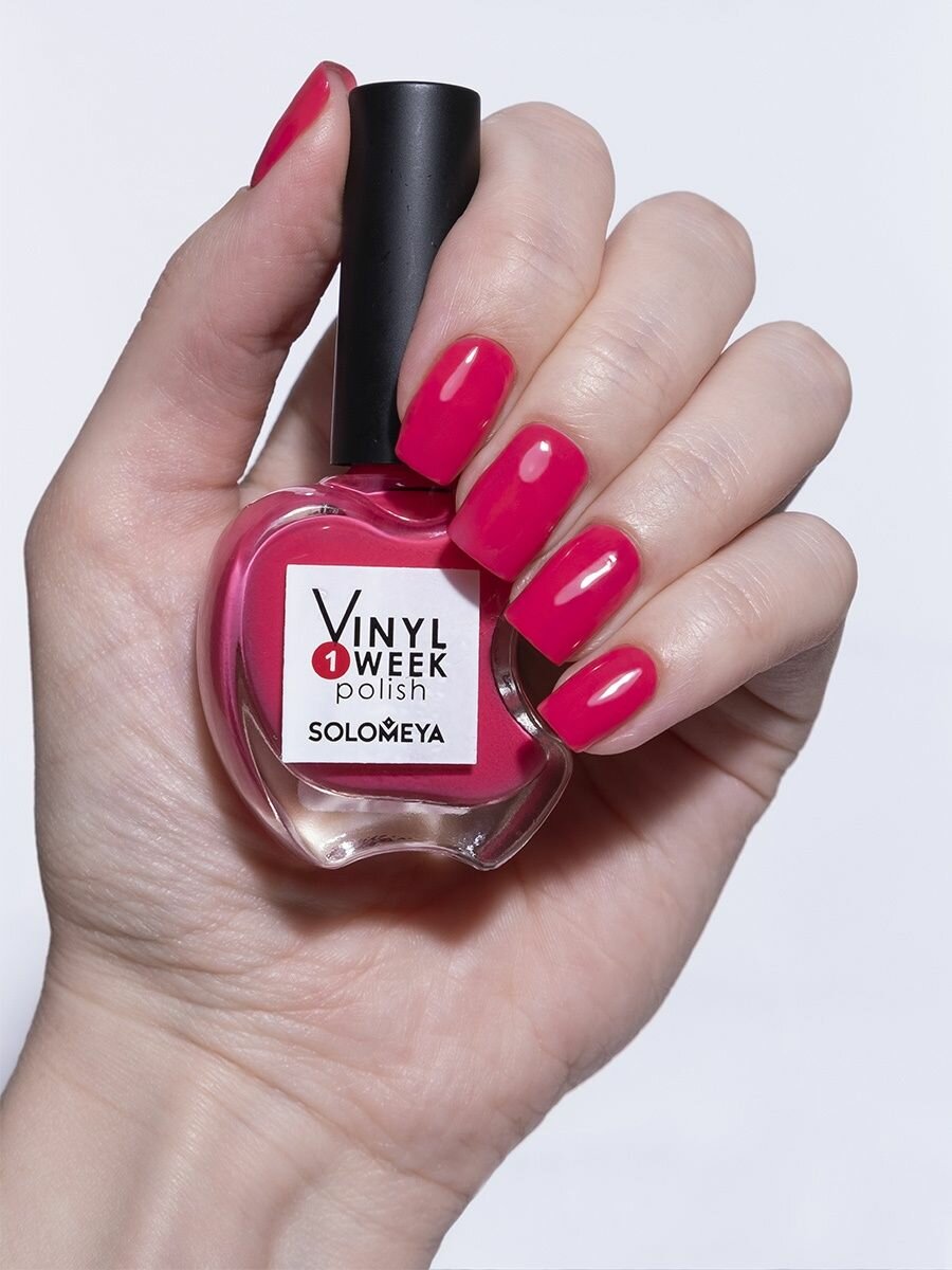 Solomeya Недельный лак One Week Vinyl Polish True Red 37, 13 мл.