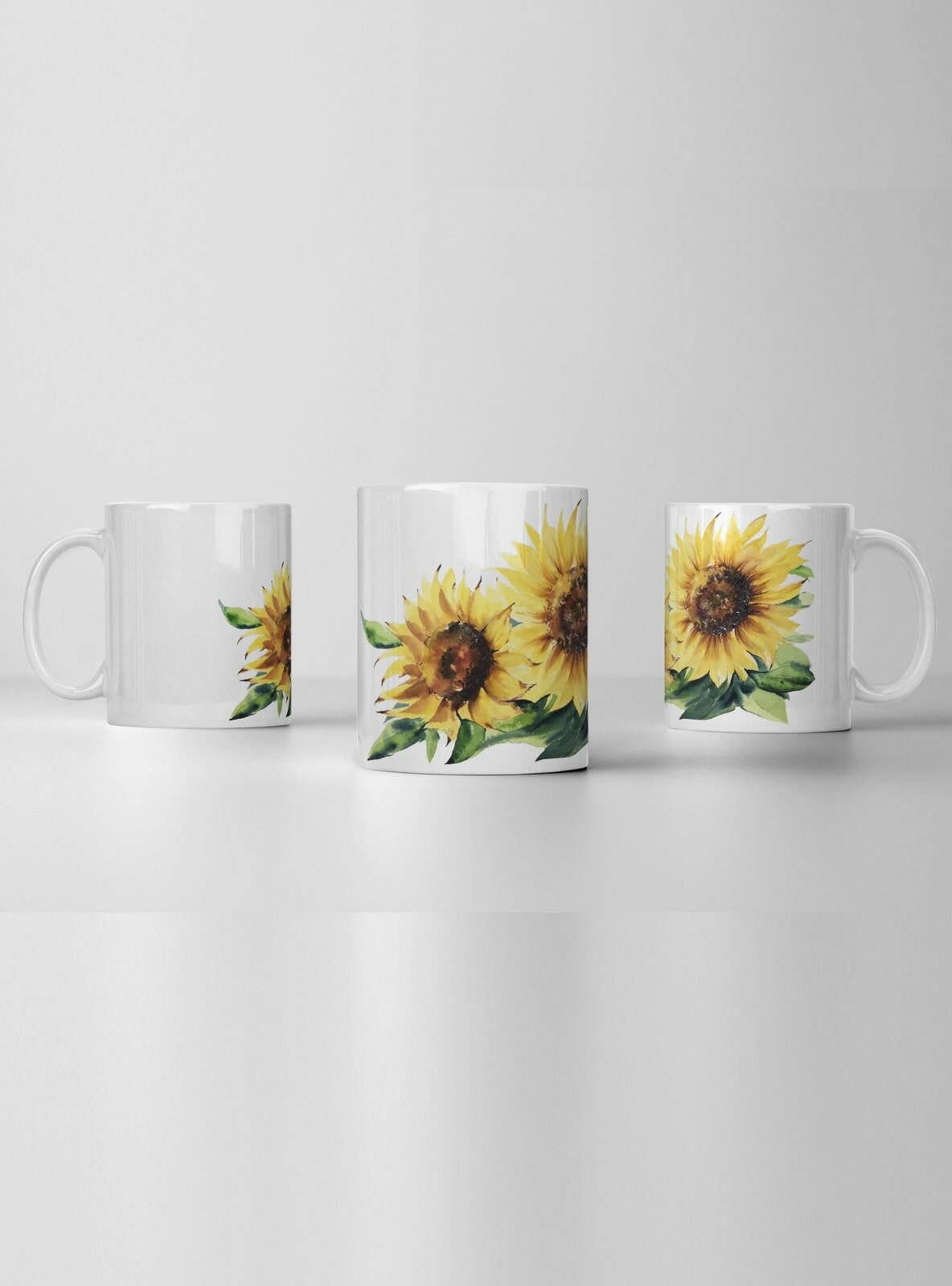 Кружка cooperative.moscow " Подсолнечник цветок " (кружка с Подсолнечником , Подсолнечник , Подсолнух , кружка с цветком, кружка Подсолнух , подарок с любовью, кружка с цветами, цветы, цветок) , 330 мл, 1 шт