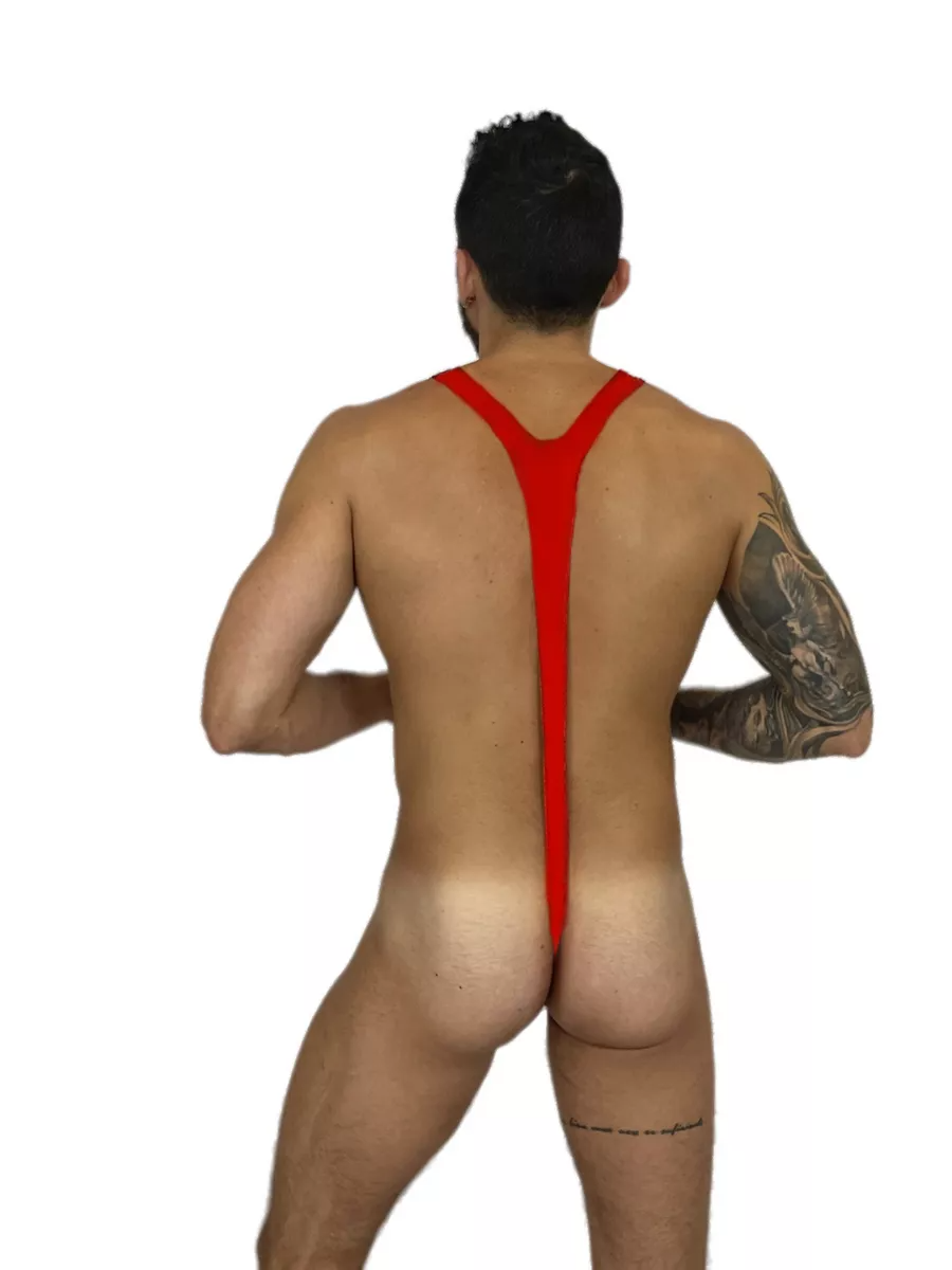 Трусы стринги мужские эротические сексуальные Борат монокини