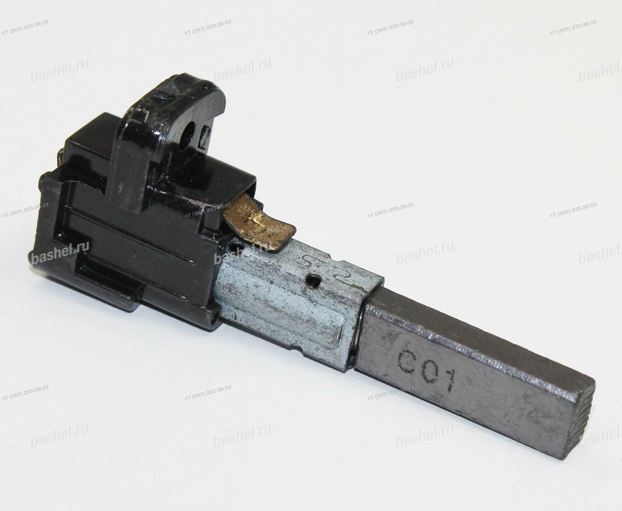 Щетка угольная с щеткодержателем для электродвигателей YDC. к моющим пылесосам (1шт!)