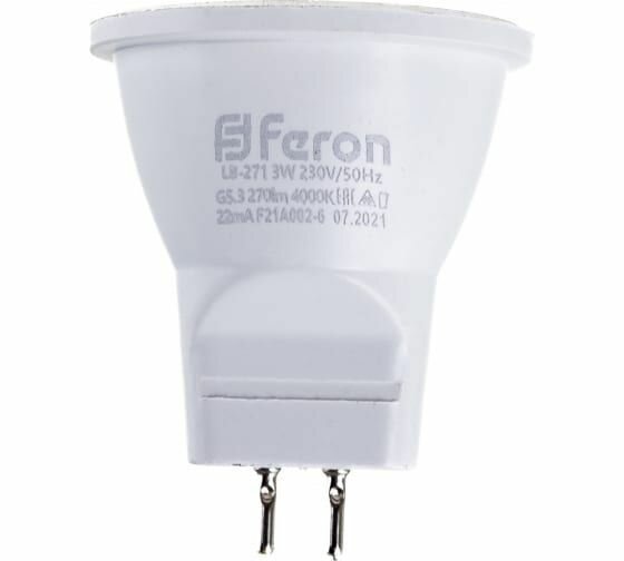 Светодиодная лампа MR11 G5.3 3W 4000K FERON LB-271 25552
