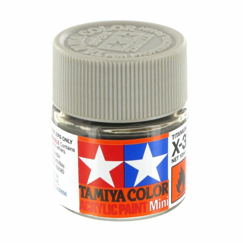 81532 X-32 TITANIUM SILVER METALLIC (серебристый титан металлик) акриловая краска объем 10мл.