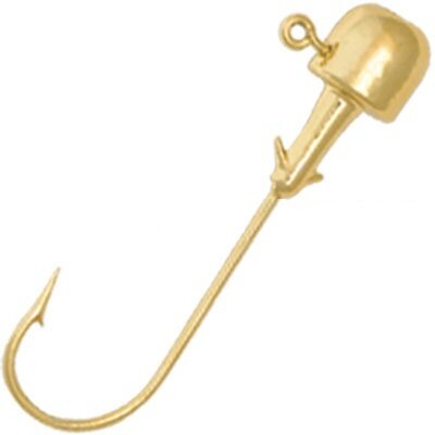 Джиггер для рыбалки Eagle Claw Worm Nose № 02 03,5g золото, (упк. 10шт.)