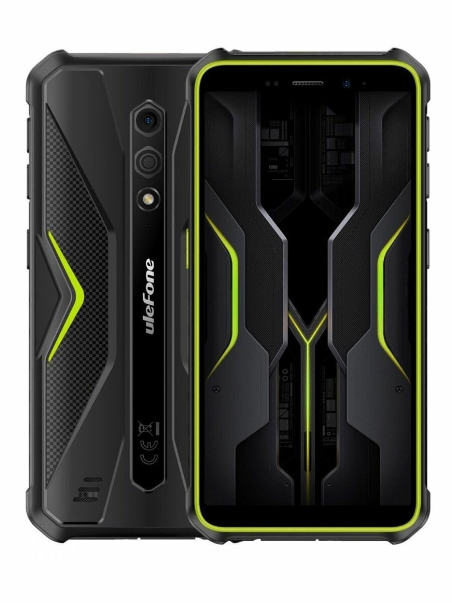 Смартфон Ulefone Armor X12 Pro 4/64Gb Черно-зеленый