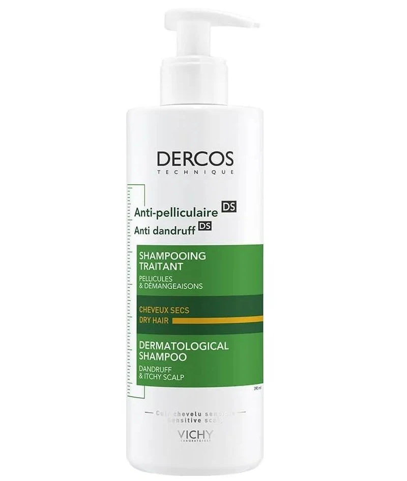 Шампунь Vichy Dercos Anti-Dandruff, против перхоти, для сухих волос, 390мл