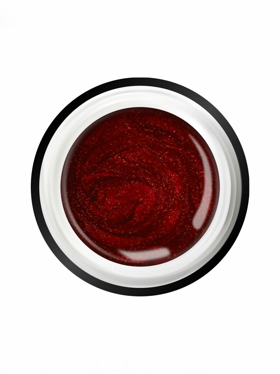 Nail Club Гель-краска с шиммером и с липким слоем GO-97 Maska