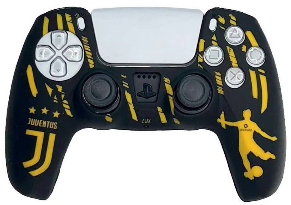 Силиконовый чехол для геймпада Sony DualSense (PS5) FC Juventus