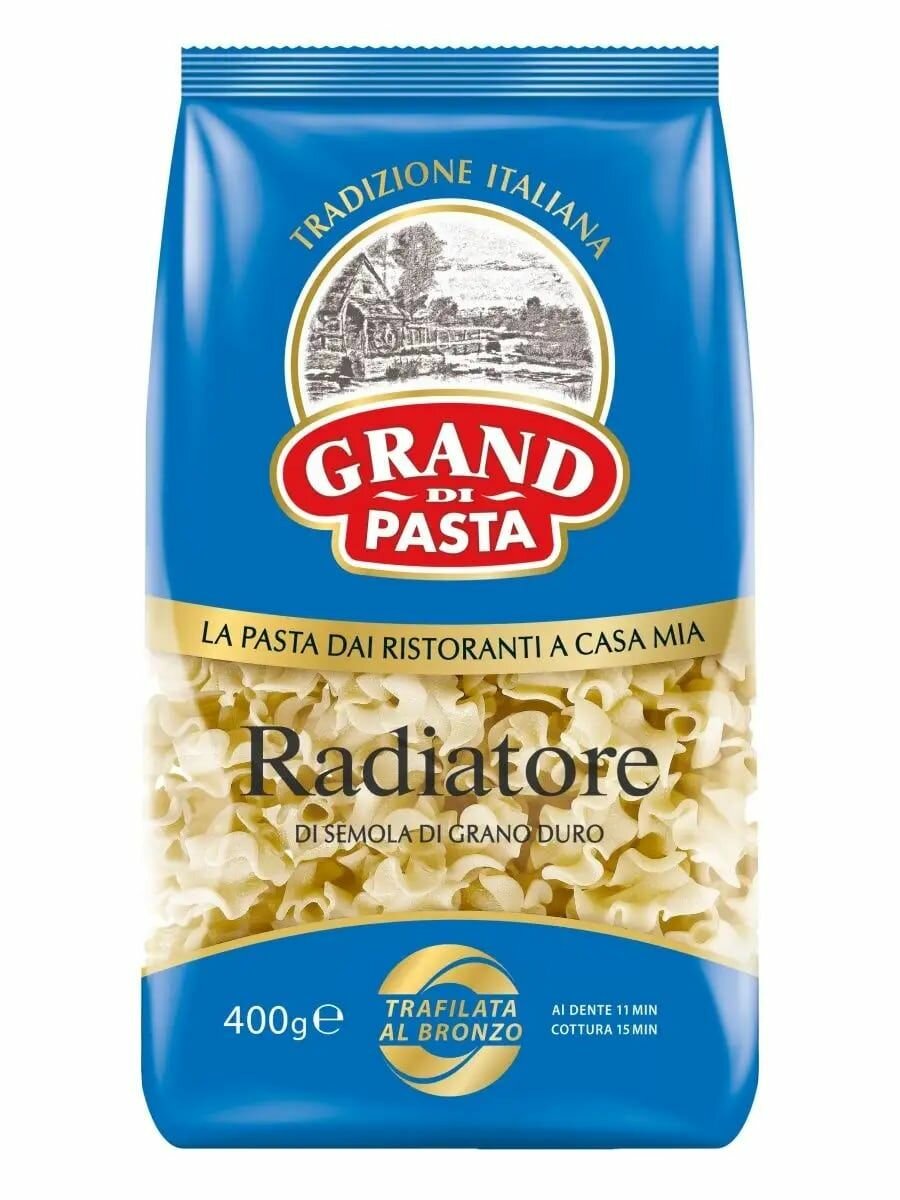 Макароны GRAND DI PASTA Radiatore, 400г