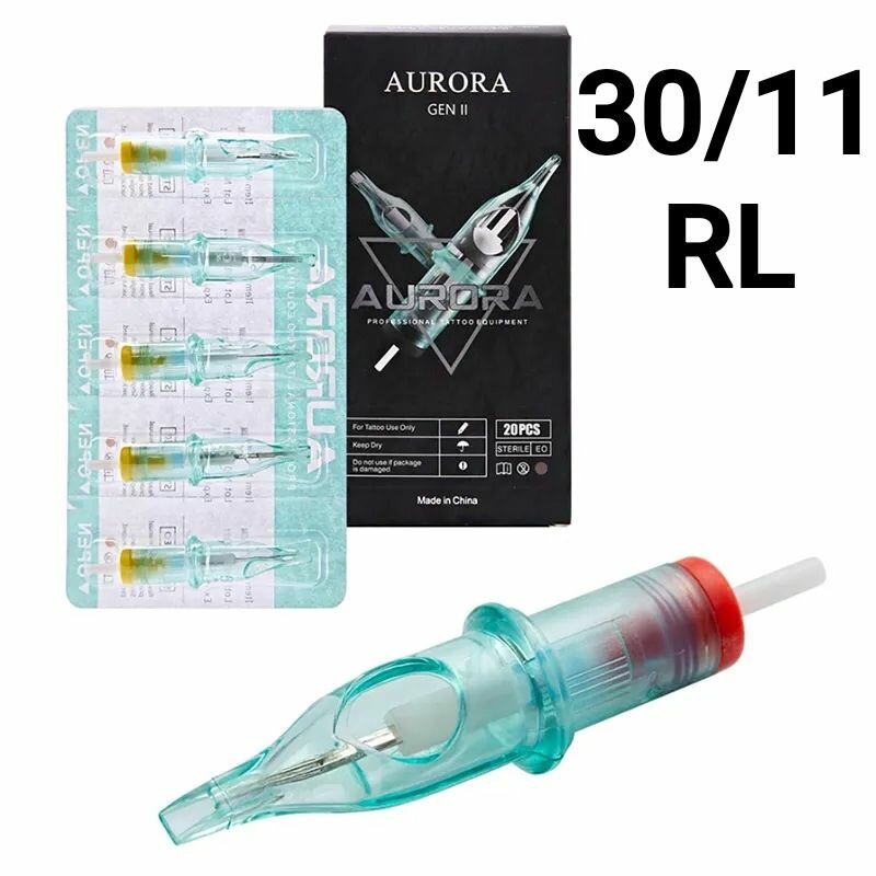Тату картриджи Aurora 30/11 RLLT (1011RL) 20 шт/уп