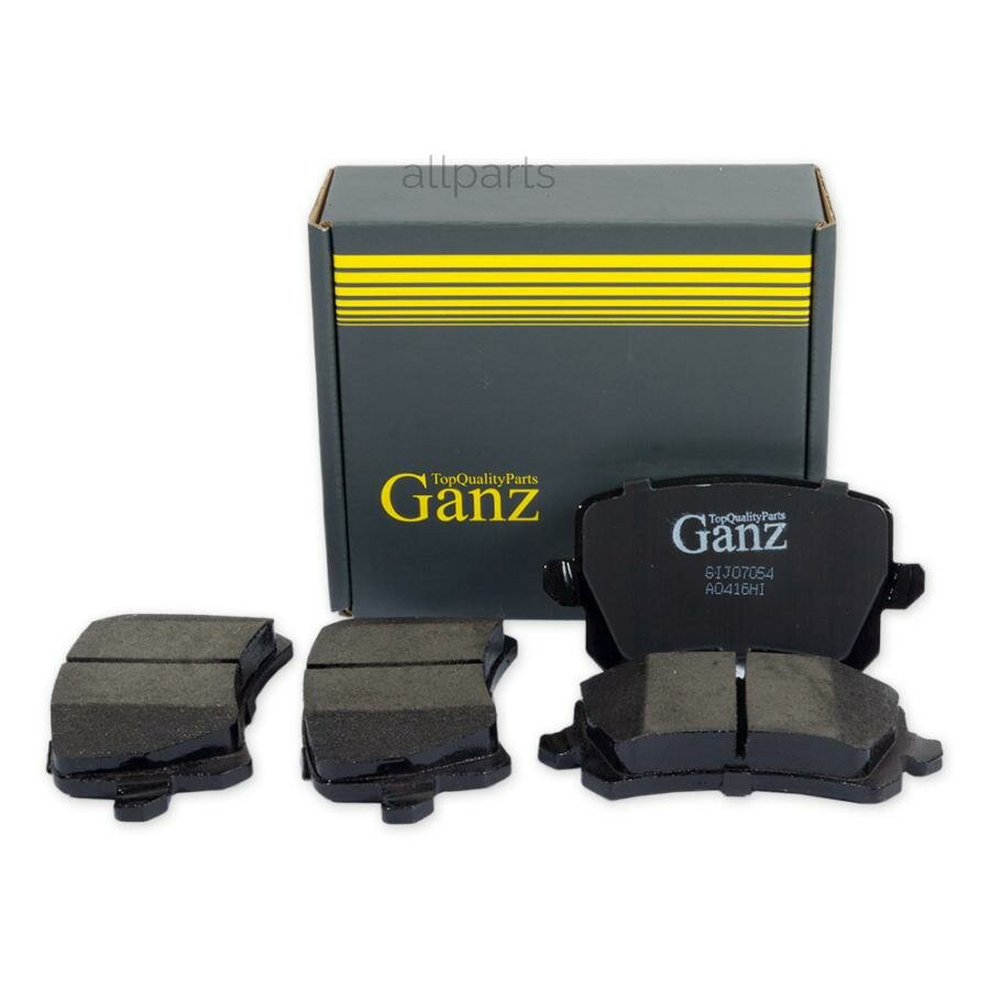 GANZ GIJ07054 Колодки задние (без датчика) AD A3 A6 VW G4 G5 B5 B6 Tiguan GANZ GIJ07054