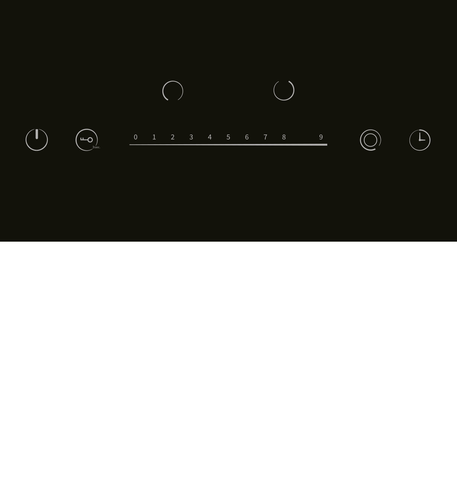 Встраиваемая электрическая варочная панель Lex EVH 321A BL