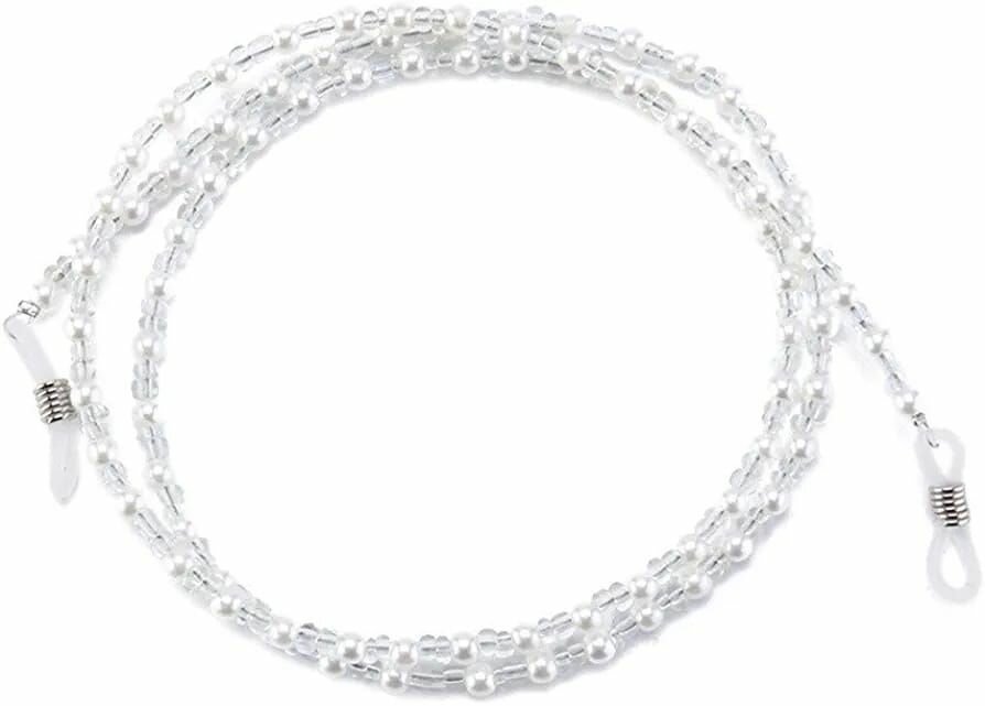 Цепочка для очков из бисера и жемчуга-Майорки шнурок для очков держатель для очков Hrustalek