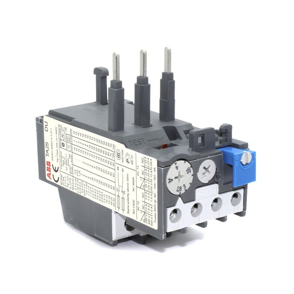 ABB TA25DU-4.0 1SAZ211201R1033 Тепловое реле перегрузки 2,8-4,0А