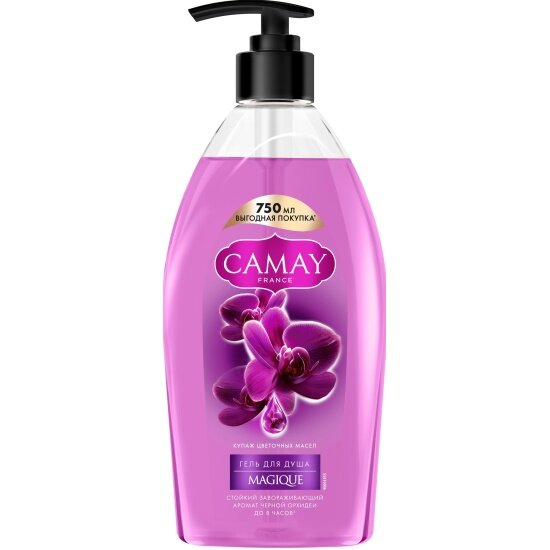 Гель для душа Camay Магическое заклинание, 750мл
