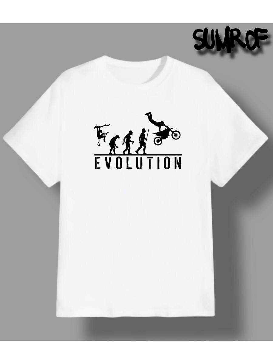 Футболка эволюция evolution