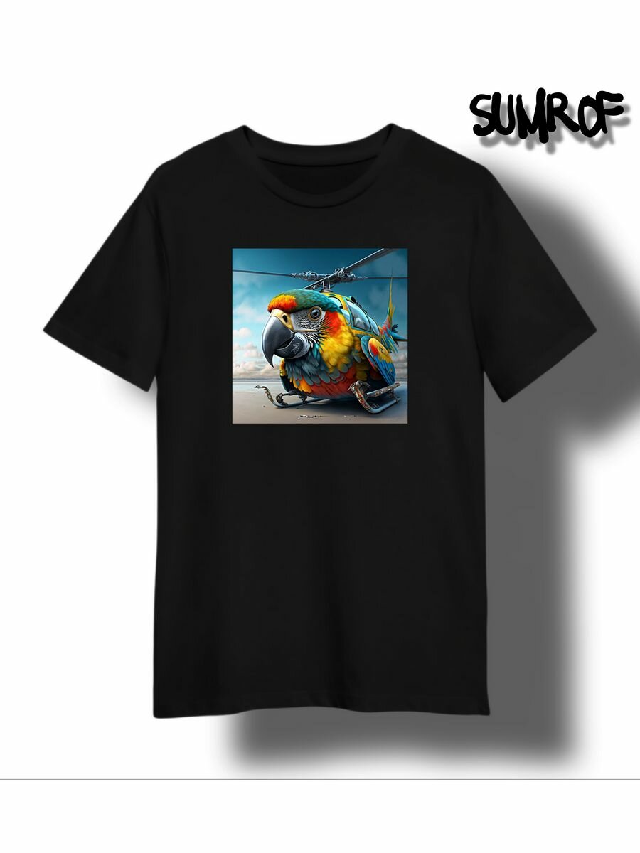 Футболка Попугай