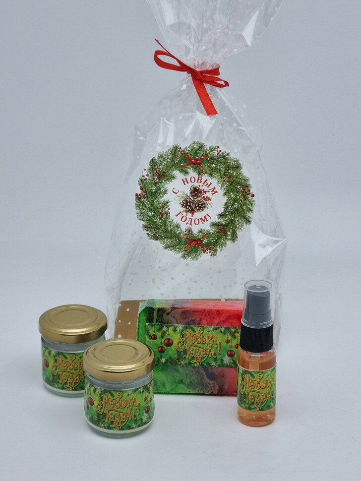 Набор 514 косметика лаванда с новым годом