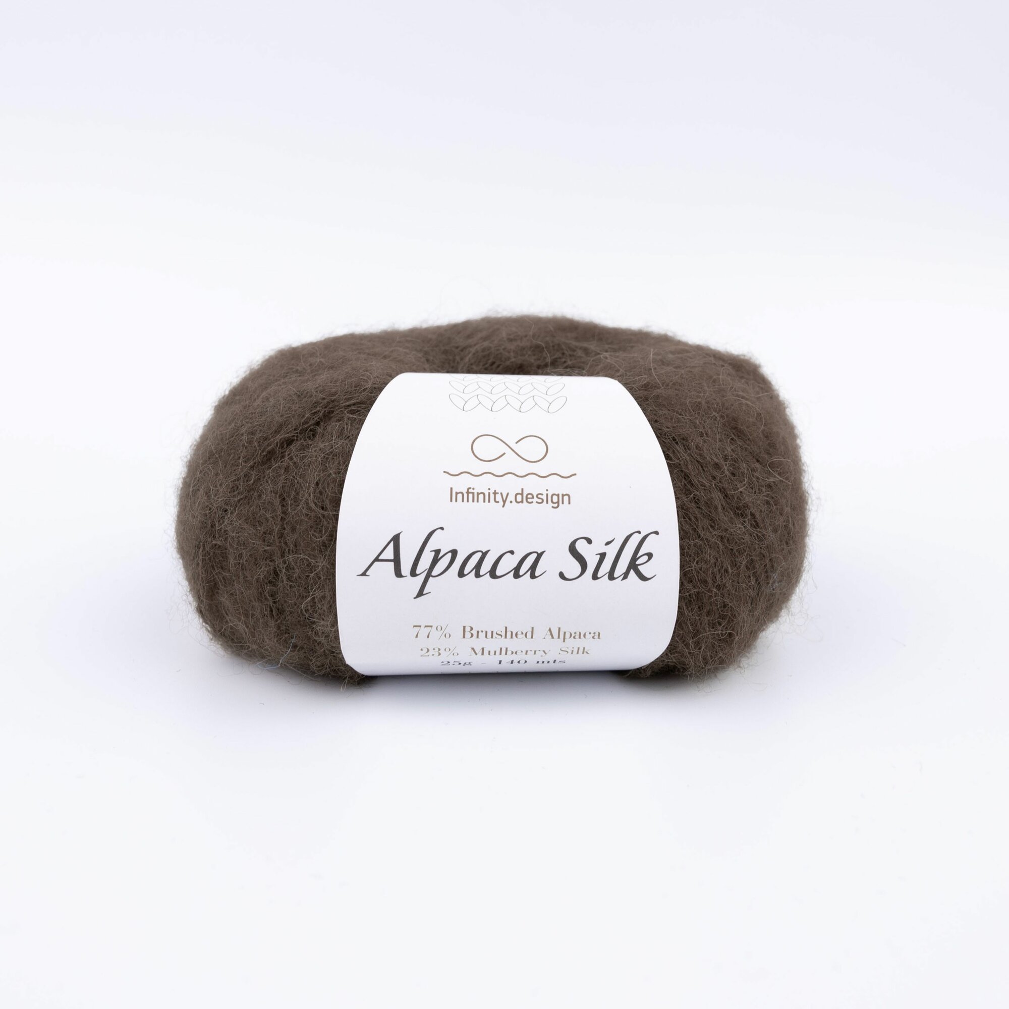 Пряжа INFINITY Alpaca Silk 3072 (1 моток), 77% альпака, 23% шелк, 25г, 140м