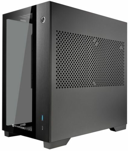 Корпус mini-ITX Raijintek PAEAN MINI 0R20B00213 черный, без БП, боковая панель закаленное стекло, USB Type-C, USB 3.0