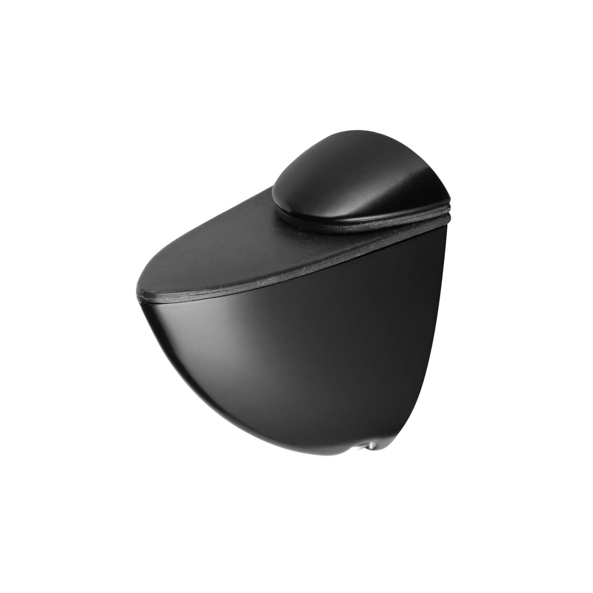 Полкодержатели (пеликаны) EDSON 8905 S MATT BLACK малые 43*40 (до 10 мм), 6 кг (комплект 2 штуки)