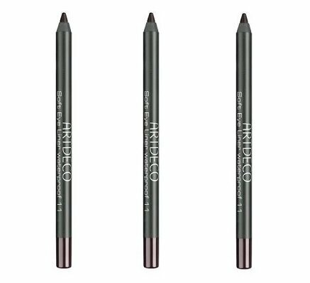 Карандаш для век Artdeco Soft Eye Liner Waterproof, водостойкий, тон 11, 1,2 гр, 3 шт.
