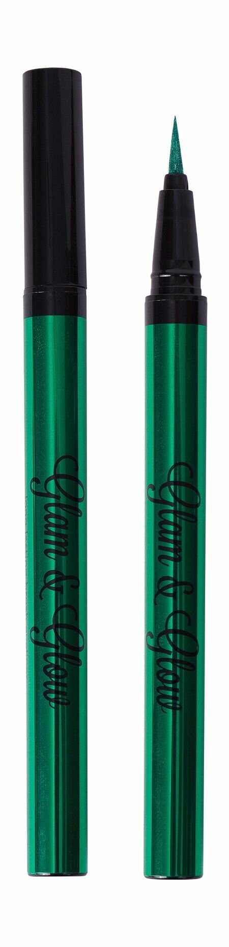 PARISA COSMETICS Лайнер для век Glam&Glow PF-300, 6 мл, 04 Зеленый