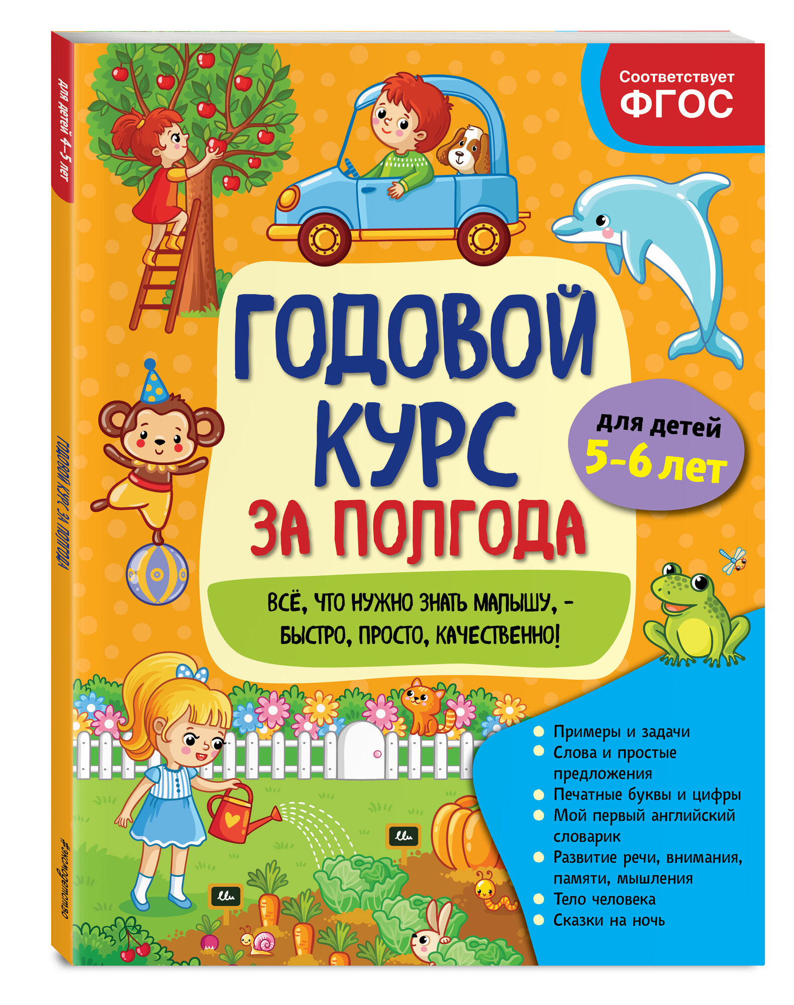 Горохова А. М. Годовой курс за полгода: для детей 5-6 лет